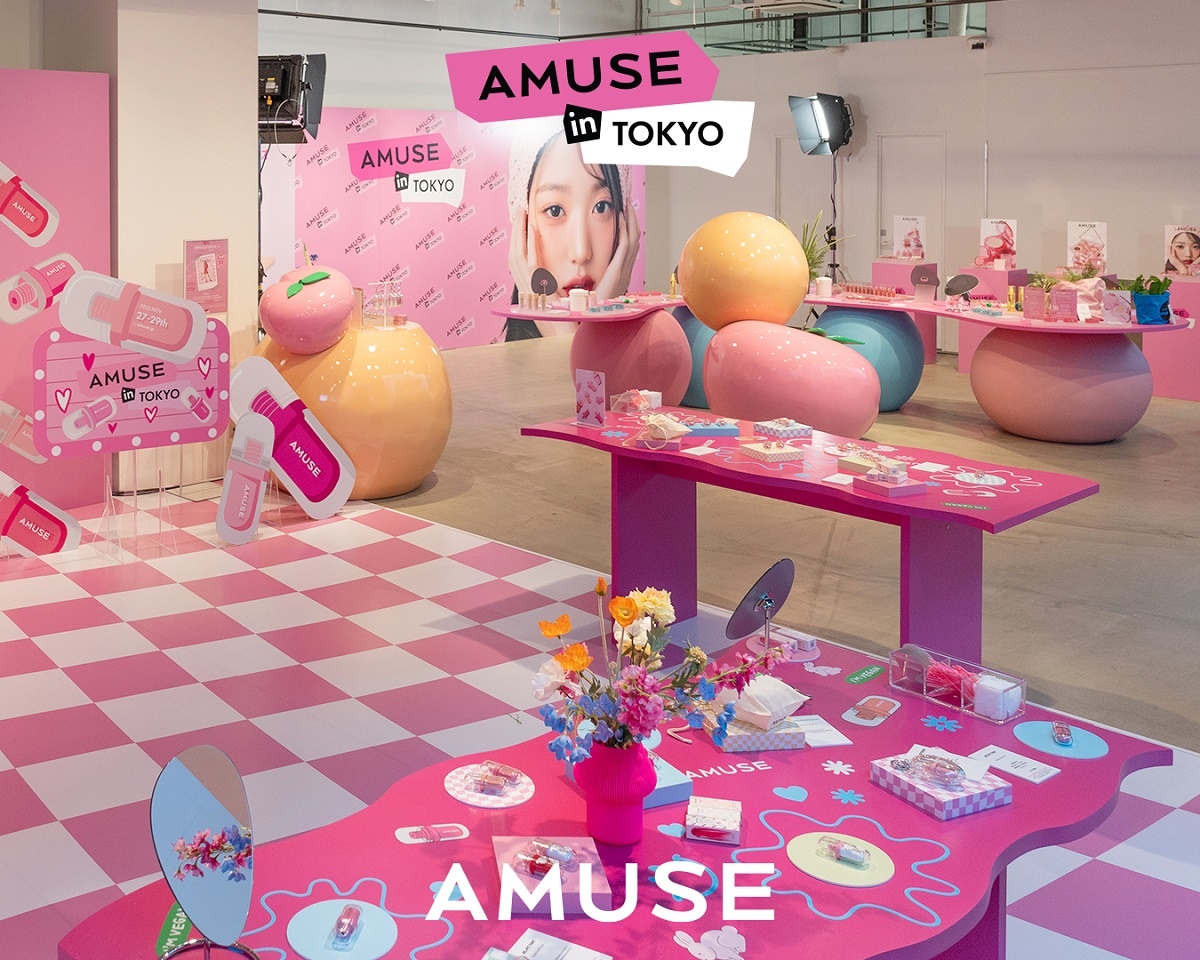 어뮤즈(AMUSE) X 장원영, 첫 일본 도쿄 팝업스토어 행사 방문 - TENANT news